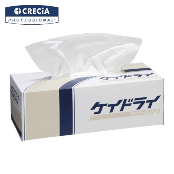 クレシア 紙・不織布ウエス|特長:デリケートな拭き取り面に最適です。 プラスチック製品などの仕上げやレンズなど、傷付きやすい面に付着した汚れの拭き取りに最適です。 3枚重ねで優れた強度です。