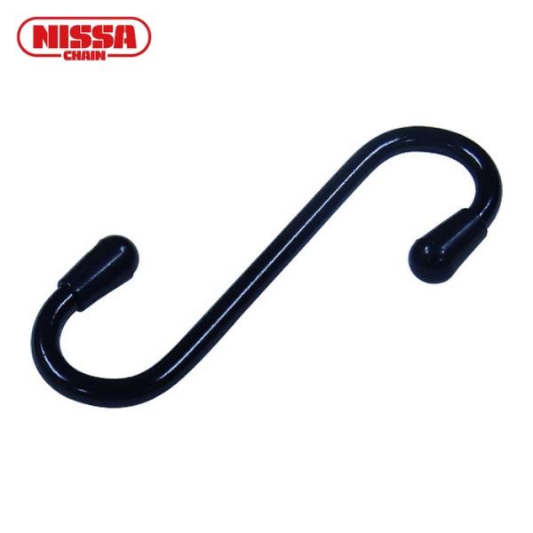 ニッサチェイン チェーン用パーツ|特長:ファミリーフックの表面に抗菌・防カビ加工を施しました。 被覆線ですのでサビ難く、相手側にキズをつけません。