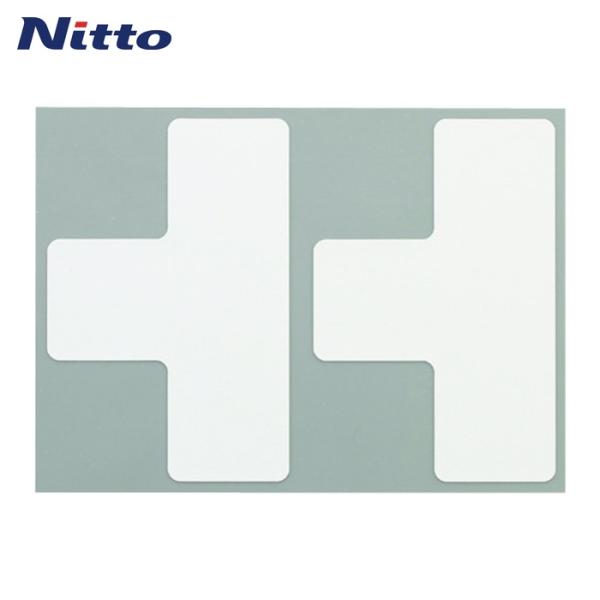 ニトムズ ラインテープ|特長:丈夫なフィルムと強力な粘着剤で破れや剥がれが少なく、取り換えの際には剥がしやすいテープです。 フォークリフトやパレットの擦れによる破れやはがれをコーナー表示で解決します。