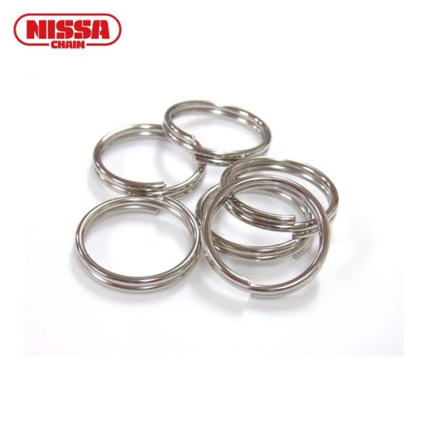 ニッサチェイン チェーン用パーツ|特長:ベーシックなWリング、容易に取り外しが行えます。