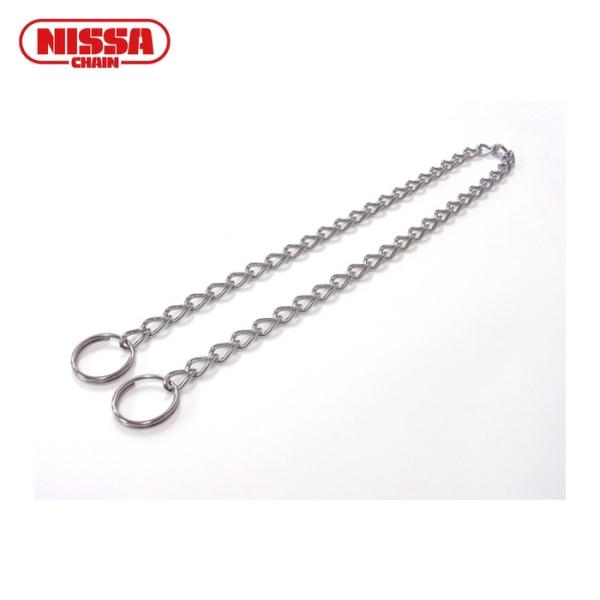 ニッサチェイン チェーン用パーツ|特長:両端に二重リングが付いています。