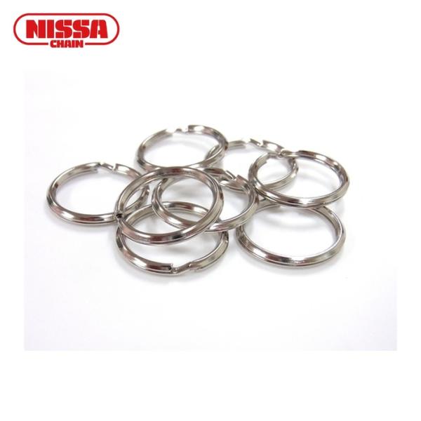 特長●Wリングに強度と美しさを加えたリングです。用途●チェインの先端金具・ジョイント金具に。