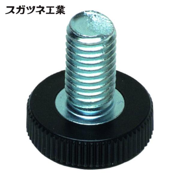 SUGATSUNE アジャスターボルト|特長:底部が、より滑りにくいエチレン酢酸ビニル(EVA)製の薄型アジャスターです。 取り付けしやすいよう、底部の外周はすべり止めが付いています。 底部は、取り付けに便利な十字穴付です。