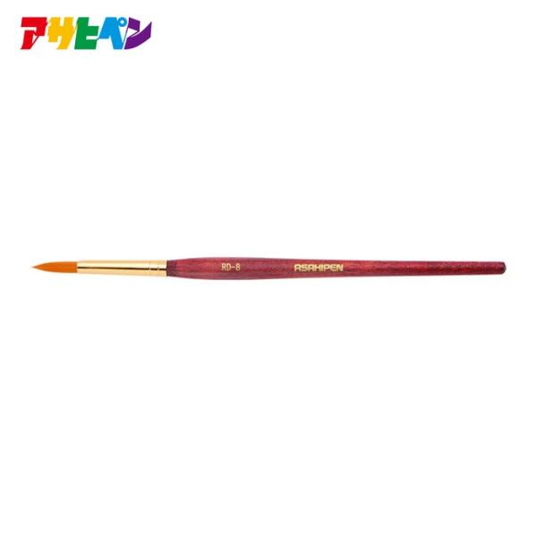 アサヒペン 筆|特長:いろいろな塗料や絵具に使用できます。 細かい部分や線描き、多彩なストロークの描写に最適です。 耐薬品性、加工性、風合いに優れ、筆に最適なPBT(ポリブチレンテレフタレート)繊維(100%)仕様なので、穂先のまとまりがよ...