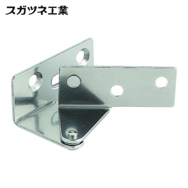 SUGATSUNE 蝶番(ステンレス製)|特長:シンプルで使いやすい構造です。 かぶせ扉用のステンレス鋼製ピボットヒンジです。