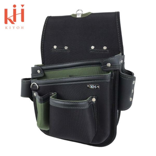 KH 腰袋|特長:季節をモチーフにしたカラーバリエーションがポップなシリーズです。 斜めカット採用の中身が取り出しやすく、落ちにくい腰袋です。 迷彩柄がポイントになったクールなデザインです。