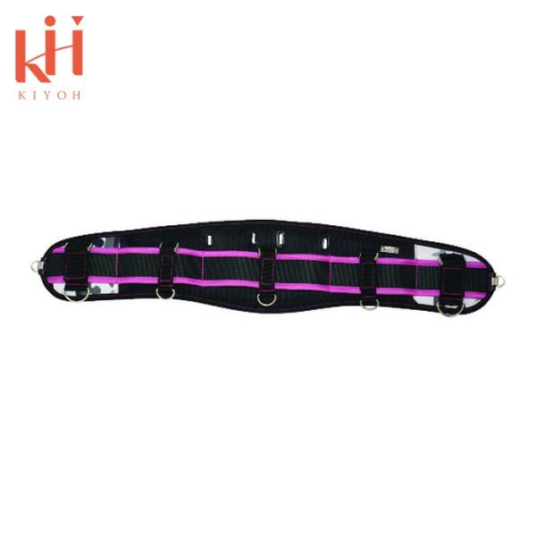 KH 腰袋|特長:ピンクと迷彩が魅力的なファッション性です。 全てのベルト通し部が可動&amp;着脱式で腰回りを自由にカスタマイズできます。 5点留め具方式でベルトが垂れずにシッカリ固定可能します。