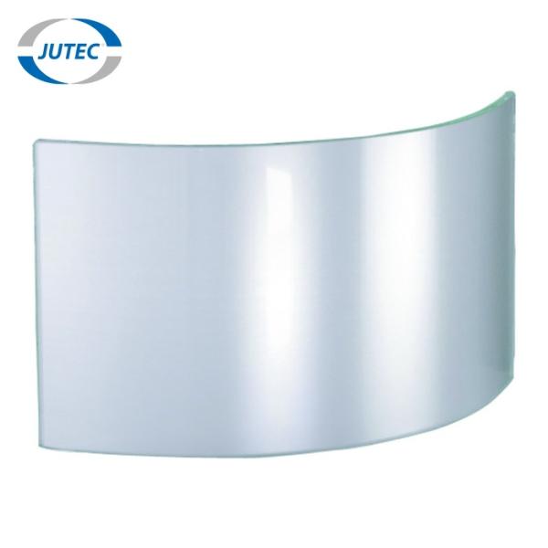JUTEC 耐熱保護具|特長:JUTEC製耐熱フード用のガラスバイザーです。 耐熱性能が非常に優れています。