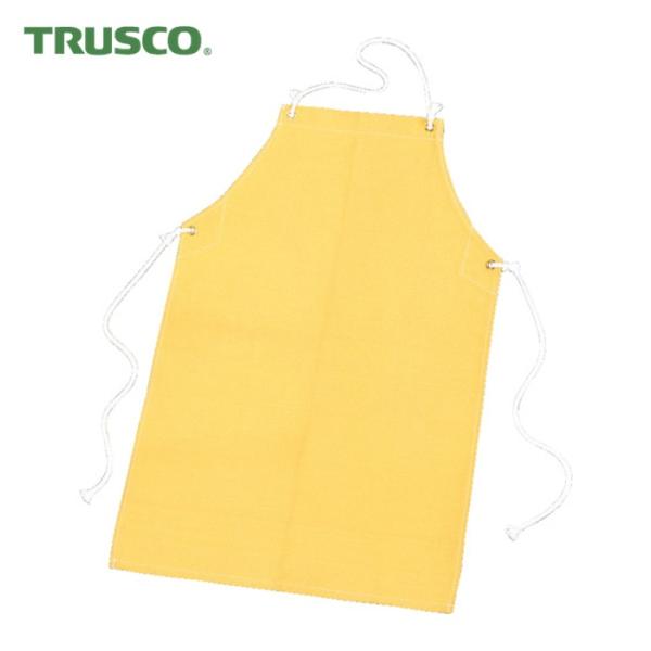 TRUSCO 耐切創エプロン|特長:ナイロンやポリエステルなどに比べ、2~3倍の引っ張り強度と5~10倍の引っ張り弾性を持つ非常に強いアラミド繊維を使用しました。 動きやすく、耐切創性に優れたエプロンです。 カミソリや鋭利な物による切断に対...