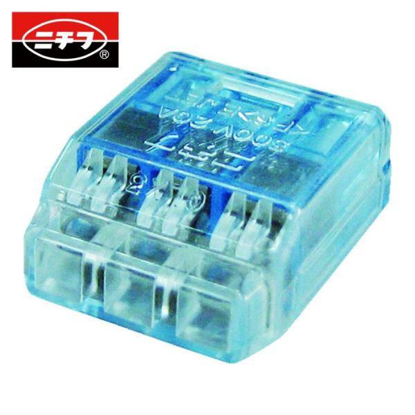 ニチフ 配線接続用コネクタ|特長:独自の2点接触スプリング構造です。 透明カバーで結線が目視で確認できます。 JIS C2815(屋内配線用差込形電線コネクタ)適合品です。
