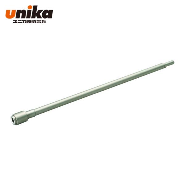 UNIKA ステップドリル(ストレートシャンクタイプ)|特長:デッキビットをワンタッチ着脱可能な延長シャンクです。 立ち作業での穴あけ作業に適しています。