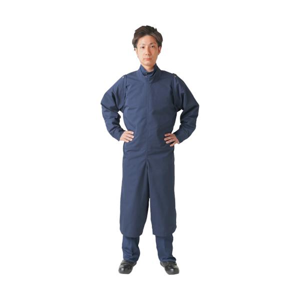 テイケン 難燃保護服|特長:コーネックス[[R下]]の耐熱性・耐炎性に加え、テクノーラ[[R下]]の熱寸法安定性が加わった複合耐熱耐炎素材を使用しています。