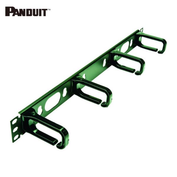 PANDUIT パッチパネル|特長:ラック内のケーブル配線をきれいにまとめられます。 19インチラックに取付可能です。 リングは90度までの屈曲、取り外しが可能です。