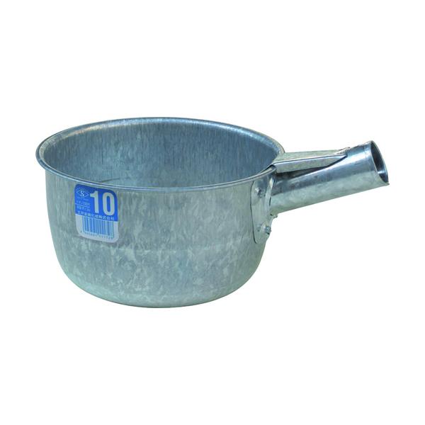 ヒシエス ひしゃく|特長:トタン製なので紫外線劣化がなく熱にも強く丈夫です。