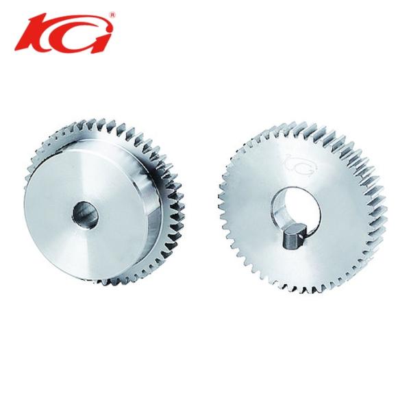 KG 平歯車|特長:追加工がしやすい平歯車です。 品番末尾Hは、歯部高周波焼入済です。