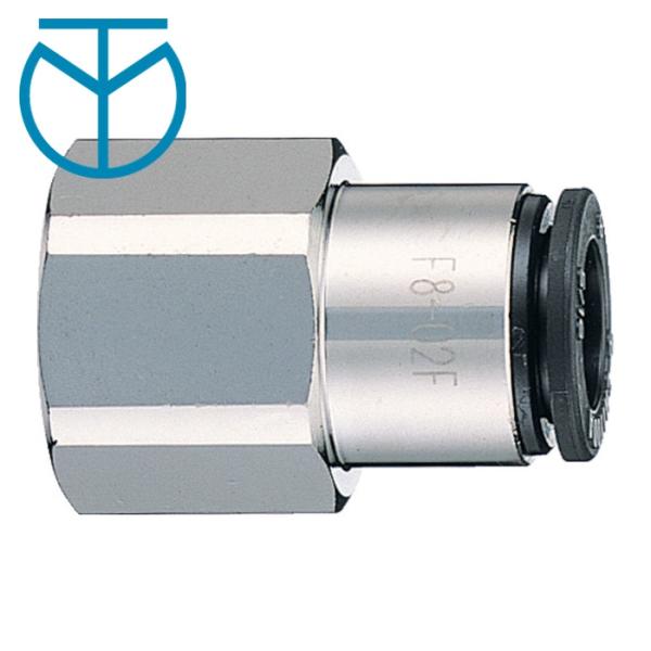 チヨダ チューブ継手(その他)|特長:PBT樹脂を採用し、スパッタ等の延焼事故を防止。 空気圧汎用型継手では初の軽量化を実現。