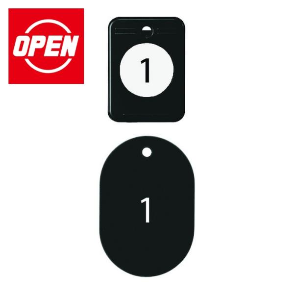 OP 番号札|特長:クリップと番号札がセットになったクロークチケットです。 ホテルや旅館の手荷物預かりに便利です。