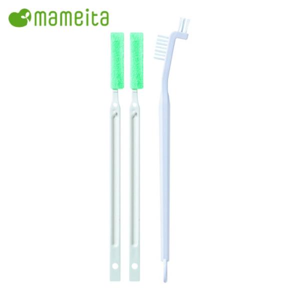 特長●薄型スティックが、ブラシやスポンジが入らない狭い隙間やくぼみの汚れに届きます。●毛羽立った極細繊維が、洗剤を使わなくても水だけで茶シブなどの汚れを落とします。用途●ステンレスボトルや水筒の中栓、冷水筒のふた洗いに。