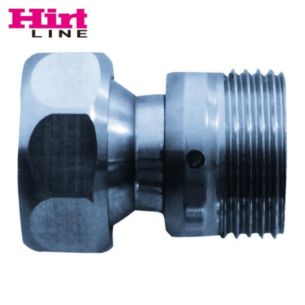 ヒルトライン クーラントライナー|特長:耐久性に優れたSUS303を使用し樹脂製に比べ格段に長寿命になっています。 ネジ式のため、樹脂クーラントホースに比べ保持強度が格段に向上しています。 保持強度が高いため、高圧クーラントや機械振動、切り...