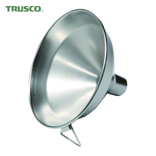 TRUSCO ロート|特長:一斗缶用のロートです。 ステンレスを使用しているため、耐食性に優れてます。