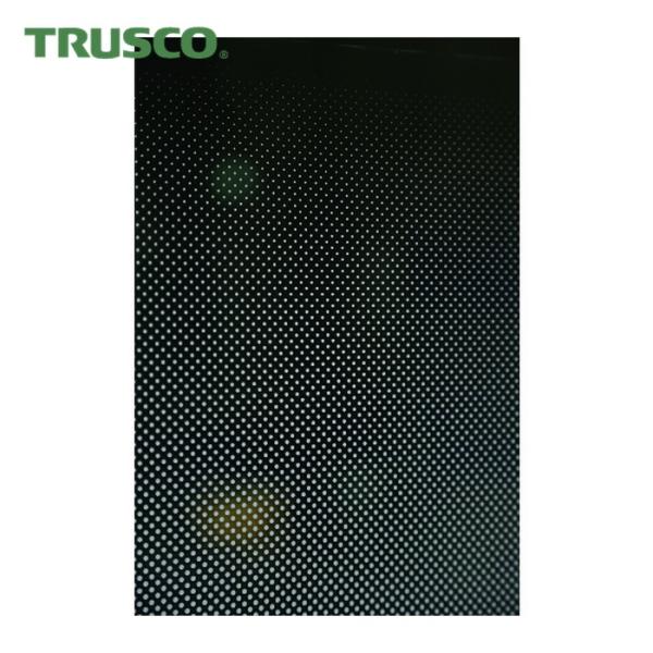 TRUSCO 飛散防止フィルム|特長:飛散防止JIS規格品を満たしたUV99%のガラス用目隠しシートです。 幅1。 25M側にグラデーションが掛かってます。