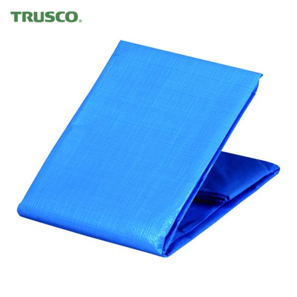 TRUSCO 防炎シート|特長:ブルーシートに防炎機能を追加しました。
