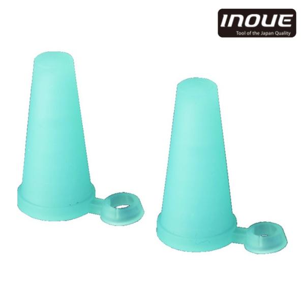 INOUE シーリング剤関連用品|特長:コーキング剤の乾燥防止に最適です。 作業中はコーキングガンのロット棒に装着すると、キャップの紛失防止になります。 簡易的な保存用キャップのため、完全に乾燥を防ぐものではありません。