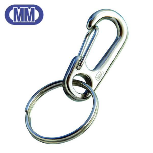 水本 フック|特長:二重リンクが付いているので、閉じた相手にも取り付けやすいです。 SUS316で、耐食性に優れます。