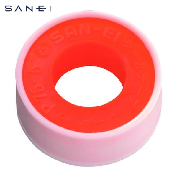 SANEI シールテープ|特長:テープ1mで水栓(呼び13)を約3個取り付け可能です。