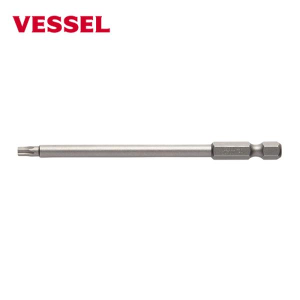 VESSEL 片頭ドライバービット(ヘックスローブタイプ)|特長:トルクス[[R下]]ねじ専用ビットです。