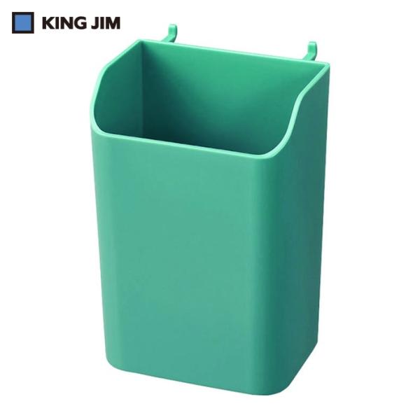 KING JIM デスクポケット|特長:壁面収納としても用いられているペグボードの自由なカスタマイズ性はそのままに、工具不要な手軽さを卓上で実現しました。 さまざまなパーツを取り付けることができる卓上収納ボード。 「ペギー」は壁面収納として...