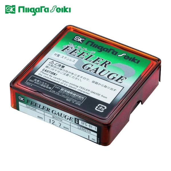 SK フィラーゲージ|特長:錆びにくいステンレス製です。 リーフ長1mは厚み:。 005~。