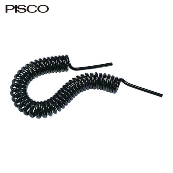 PISCO スパイラルチューブ|特長:柔軟なウレタン系チューブです。 機器の可動部に省スペースで配管でき、継手に無理がかからない仕様です。