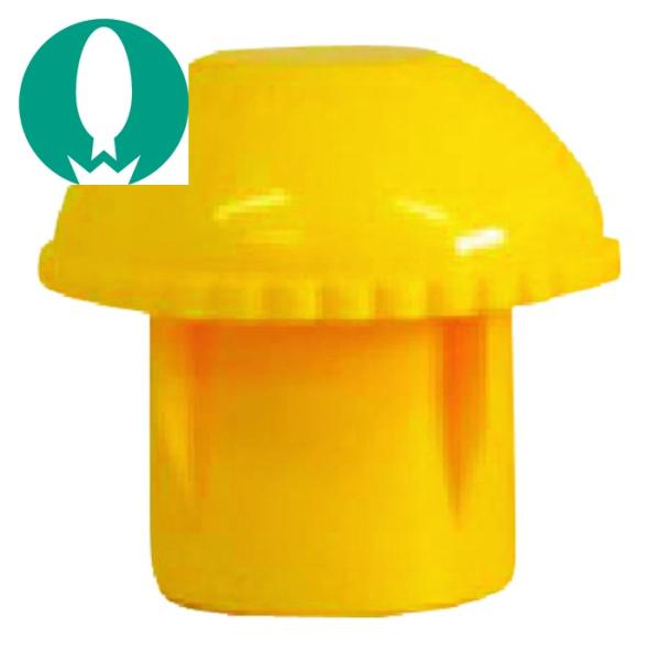 つくし 鉄筋用キャップ|特長:鉄筋養生キャップです。 単管パイプのエンドキャップとしても使用できます。