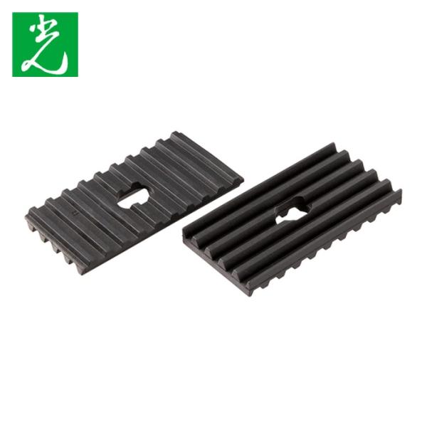 光 防振材(下敷きタイプ)|特長:穴あきタイプなのでボルトやビスを使用できます。 2枚組み合わせ、高さを調整できます。