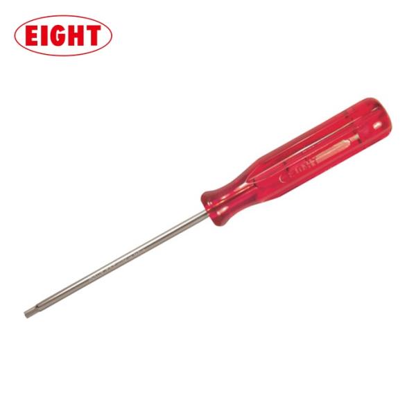 EIGHT ヘックスローブドライバー|特長:ハンドル部は手触りが良く衝撃に強い高級アセテート樹脂です。 硬質クロムメッキを超える、エイトオリジナルの強化ニッケルめっき(EL/アーマーメッキ)仕様です。