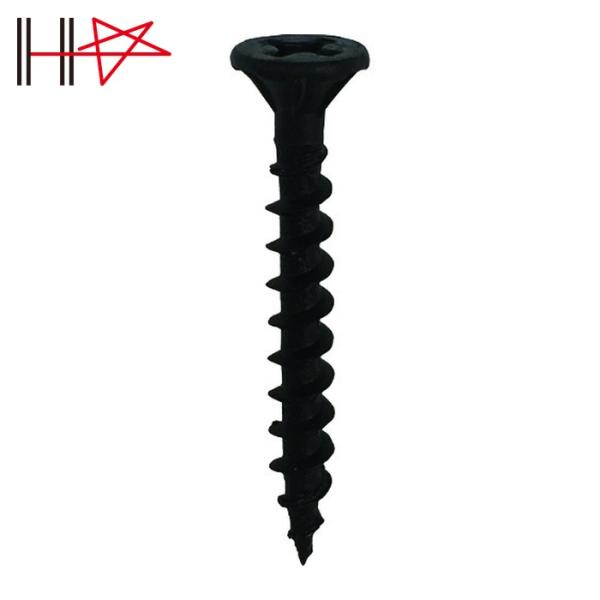 DAIDOHANT コーススレッドスクリュー|特長:軸部が細く、パーカー処理により木材への負担を軽減し打ち込みスピードが20%UPします。 フレキ加工で木材を切削し頭浮きを防ぎます。 足割加工を施しているため、木材に対して負担を軽減し木割れ...