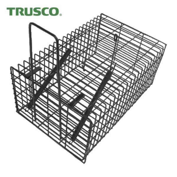 TRUSCO 防獣用品|特長:毒物を使用せず、安心・簡単に捕獲できます。 塗装仕上げで錆や金属腐食に強く丈夫です。 繰返し使用でき経済的です。