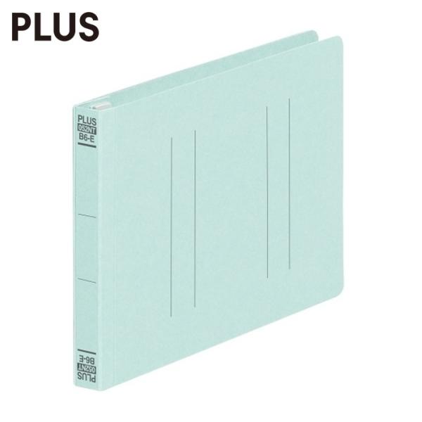 PLUS フラットファイル|特長:とじ具を外すだけ、簡単・分別廃棄可能なノンステッチ(とじしろ接着式)のフラットファイルに、縦罫線タイプです。