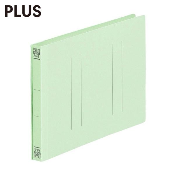 PLUS フラットファイル|特長:とじ具を外すだけ、簡単・分別廃棄可能なノンステッチ(とじしろ接着式)のフラットファイルに、縦罫線タイプです。