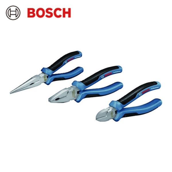 ボッシュ ペンチ|特長:人間工学に基づいた使いやすいデザイン、衝撃吸収性の柔らかいグリップのプロ仕様です。