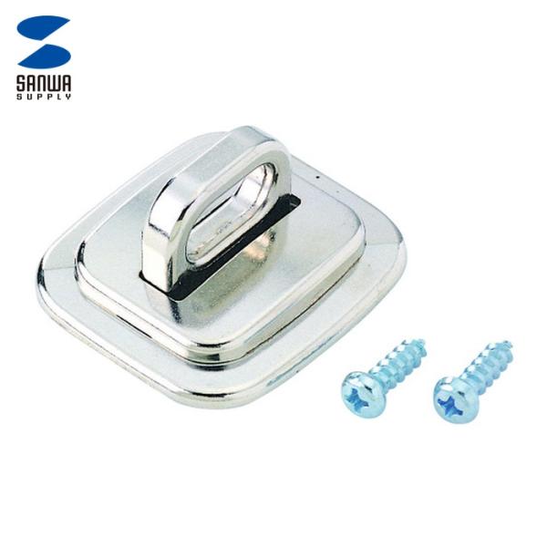 SANWA PCセキュリティ用品|特長:eセキュリティ用取付け部品です。 デスクトップパソコン、ディスプレイ、ラックの木製天板などに取り付ける部品です。