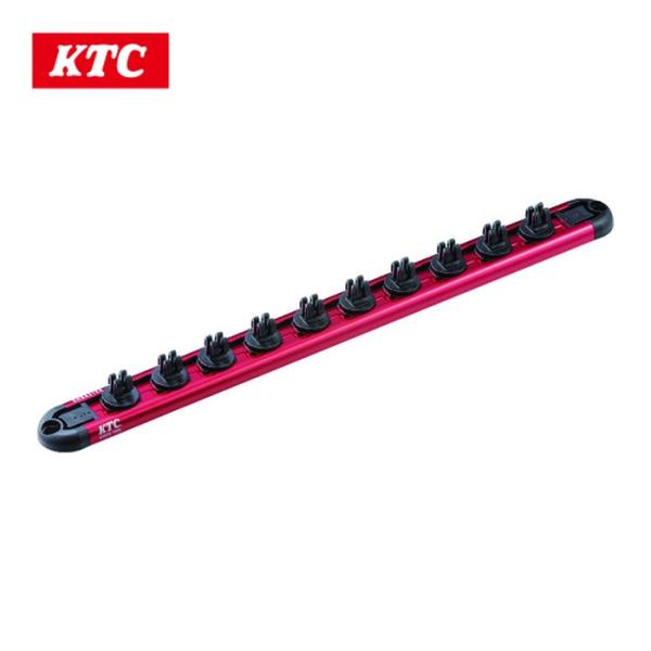 KTC ソケットホルダ|特長:インパクトレンチ用ソケットのピンリングを装着した状態での着脱が可能です。