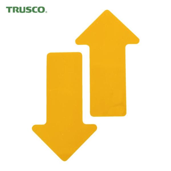 TRUSCO ラインテープ|特長:必要数分を購入可能にした1シート入りの商品です。 丈夫なフィルムと強力な粘着剤で破れや剥がれが少なく、取り換えの際には剥がしやすいテープです。 フォークリフトやパレットの擦れによる破れやはがれをコーナー表示...