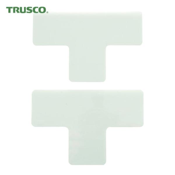 TRUSCO ラインテープ|特長:必要数分を購入可能にした1シート入りの商品です。 丈夫なフィルムと強力な粘着剤で破れや剥がれが少なく、取り換えの際には剥がしやすいテープです。 フォークリフトやパレットの擦れによる破れやはがれをコーナー表示...