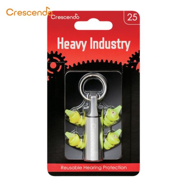 Crescendo 耳栓|特長:特許を取得した特殊なフィルターを搭載しており、高音と低音のどちらの周波数でも騒音を吸収します。 会話はしっかりと聞き取ることができます。 フィルターを通して中の湿気を排出するので、長時間の着用でも快適に使用す...