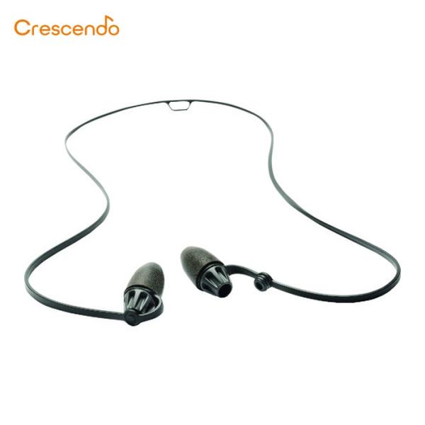 Crescendo 耳栓|特長:均等に配列されたフィルター(特許取得済み)を搭載しており、会話はしっかりと聞き取ることができます。 形状記憶フォームなので、耳にぴったりフィットします。 フィルターは全て音響検品されており安心して使用できます。