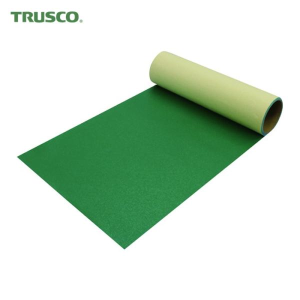 TRUSCO シート補修テープ|特長:トラックシート用ポリエステル生地を使用しており、耐久性に優れています。 裏面粘着剤付で、はく離紙をはがすだけで使用できます。 トラックシートや幌の荷物や骨組みが当たる部分にあらかじめ貼ることで摩耗・破れ...