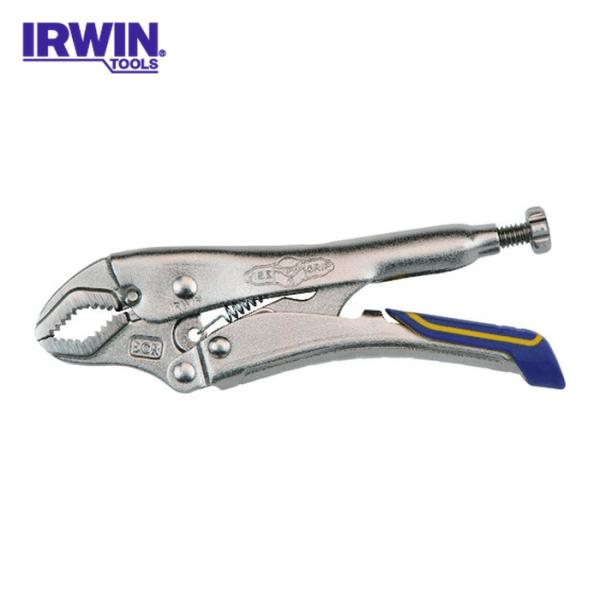 IRWIN ロッキングプライヤー|特長:下あごが自動的にクランプ位置を調整する事で汎用ロッキングプライヤーの3倍以上のグリップ力を引き出します。 特許出願済みのあご形状で、パイプや四角、六画形状など様々なワークを多面接触で確実にグリップしま...