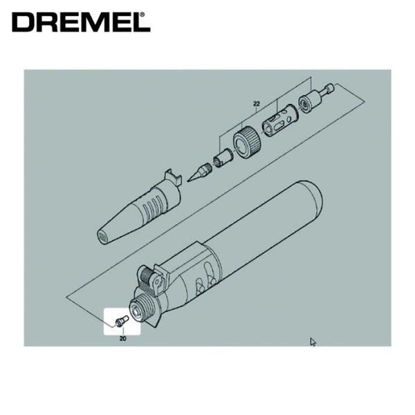 ドレメル ガス式コードレスはんだこて|用途:Versatip 2000用ノズル。